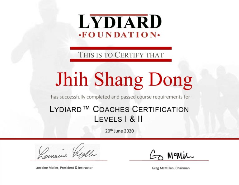 [進修] Arthur Lydiard Level I & II – 馬拉松哲學家小智