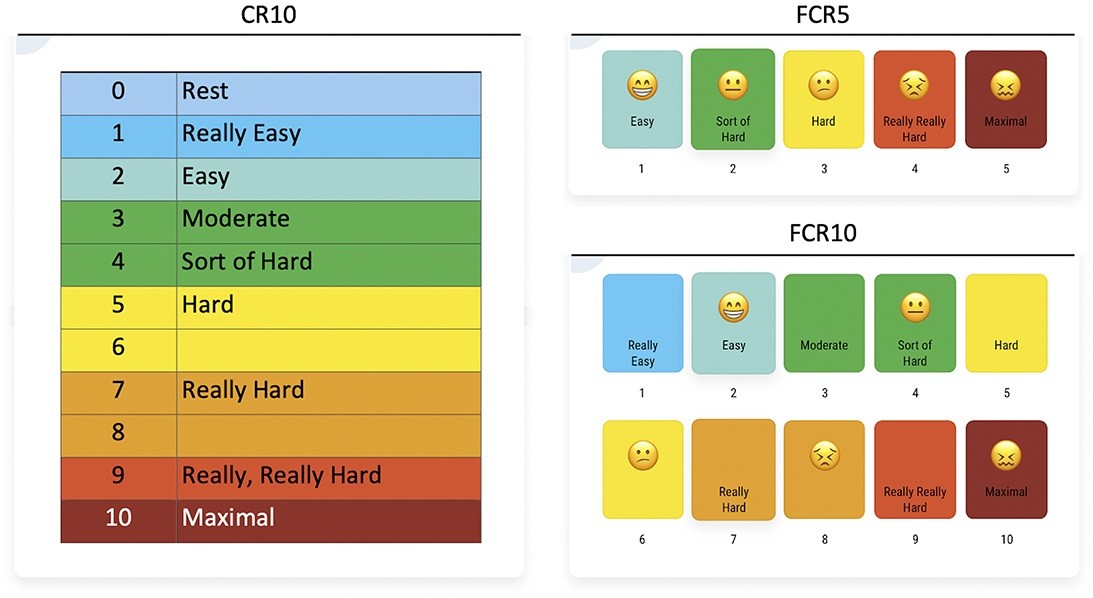 臉部RPE 量表 (Facial Rating of Perceived Exertion Scales) – 馬拉松哲學家小智